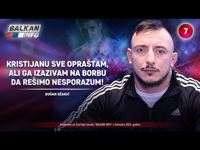 INTERVJU: Dušan Džakić - Kristijanu sve opraštam, ali ga izazivam da ...