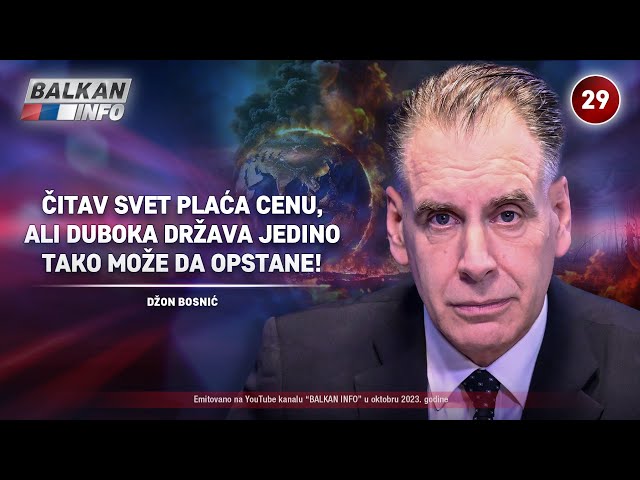 INTERVJU: Džon Bosnić - Čitav svet plaća cenu, ali duboka država jedino ...
